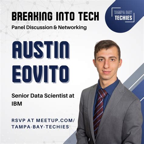 Tampa Bay Techies On Linkedin Introducing Our First Panelist For Our Breaking Into Tech Event