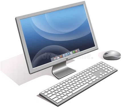 Computer Stock Vector Illustration Of Keyboard Mouse 50815039