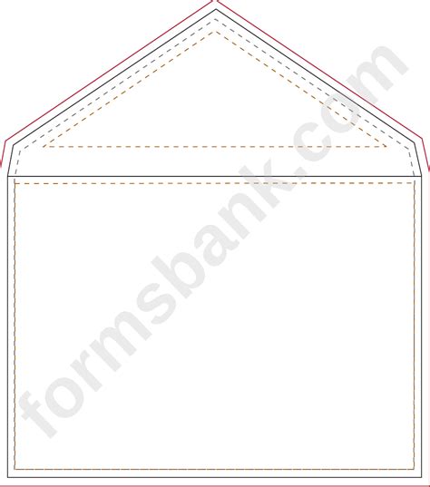 A Envelope Template Printable Pdf Download