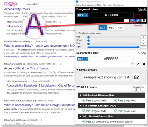 Colour Contrast Testing ECampusOntarios Digital Accessibility Toolkit