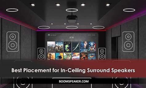 Best Placement For In Ceiling Surround Speakers Boomspeaker