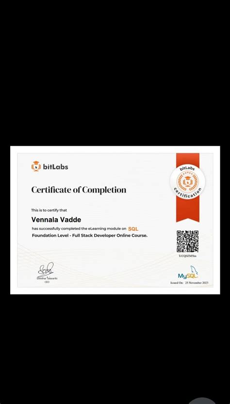 Sqlcertification Professionaldevelopment Bitlabs Vadde Vennala