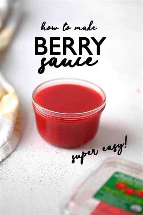 Easy Seedless Raspberry Sauce Fresh Flavorful