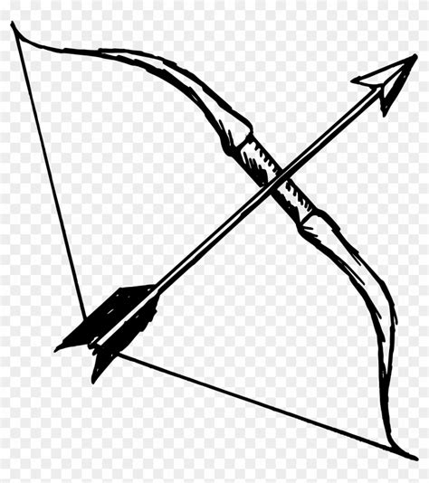 Bow And Arrow Pencil Drawing