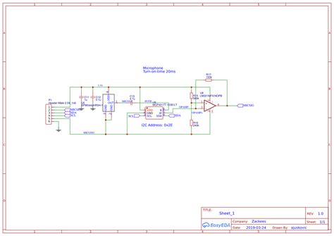 MEMS MIC MODULE Platform For Creating And Sharing Projects OSHWLab