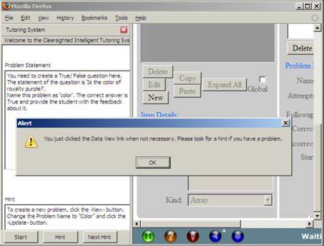 a screenshot of the its prototype for the web based authoring tool the download scientific