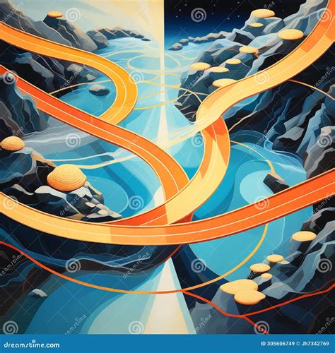 Abstract Interpretation Of Soundwaves Visualized Through Flowing Dynamic Shapes And Gradients2