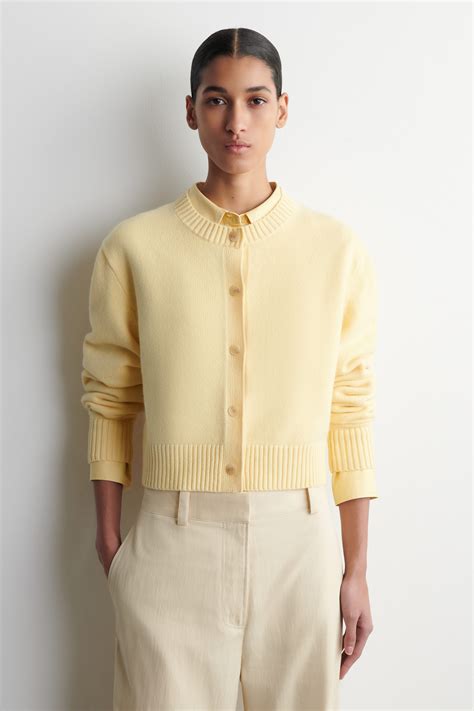 Merino Wool Sweater Butter Yellow Cos Us