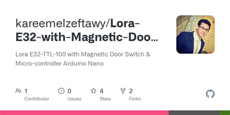 Github Kareemelzeftawylora E32 With Magnetic Door Switch Lora E32