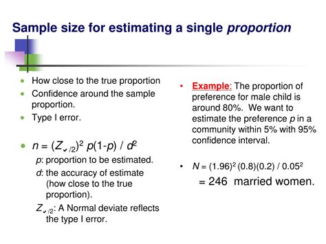 Ppt Estimation Of Sample Size Powerpoint Presentation Free Download