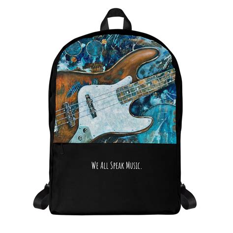 Bass Guitar Backpack Back To School Backpack Musician Etsy