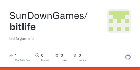 Releases SunDownGames Bitlife GitHub