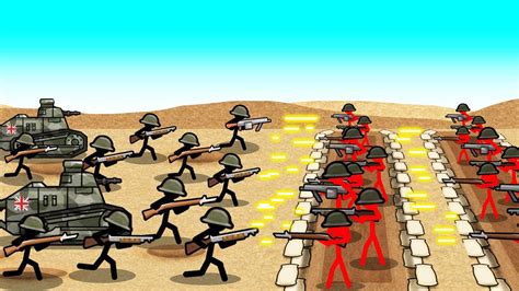 Announcing Stickman Trenches World War 1 Stick Trench Warfare Youtube