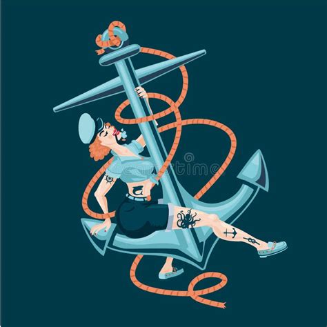 Navy Pin Up Girl Drawings