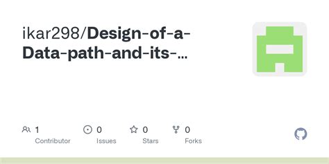 Github Ikar298design Of A Data Path And Its Respective Controller For A 16 Bit Multiplier