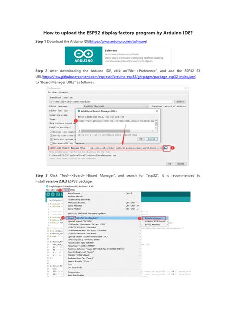 Tutorial Uploading The Factory Demo Program With Arduino Ide Pdf