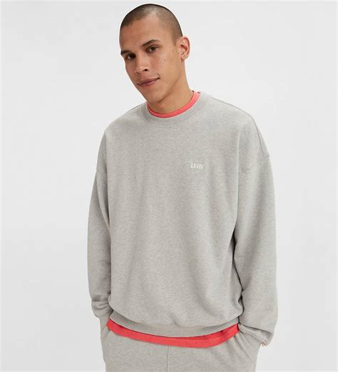 Sudadera De Cuello Redondo Levis® Gold Tab™ Gris Levis® Es