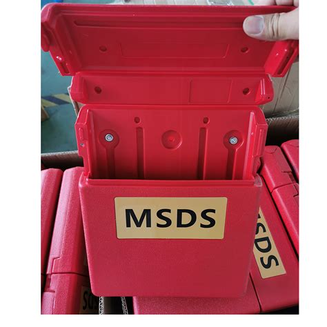 Safety Products MSDS Polyethylene Document Storage Boxes