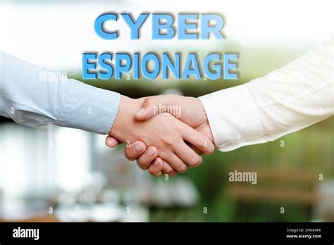 Writing Displaying Text Cyber Espionage Word For Obtaining Secrets And