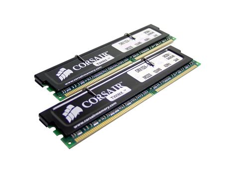 CORSAIR XMS 2GB 2 X 1GB DDR 400 PC 3200 Dual Channel Kit Desktop Memory Model TWINX2048 3200