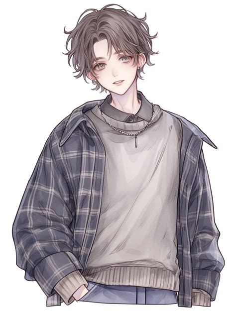 ハットが似合うダンディなリアルお父さん｜イラスト・フリー素材なら「シンテリ」