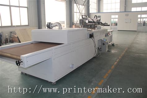 Flat Bed Screen Printing Machine With Auto Unload System And Ir Tunnel