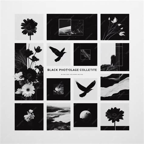 Premium Photo A Black And White Poster With The Words Black And White