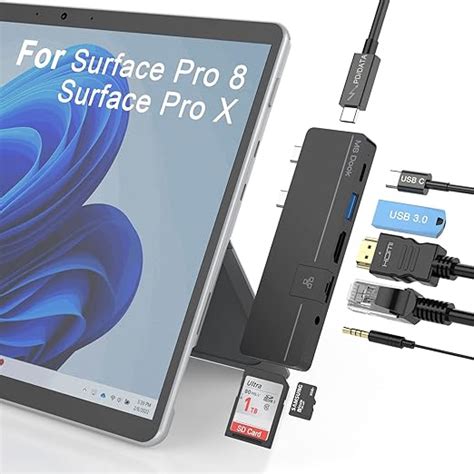 Ms Surface Pro Usb C Hub In Surface Pro Hub Docking Station With K Hdmi Usb C