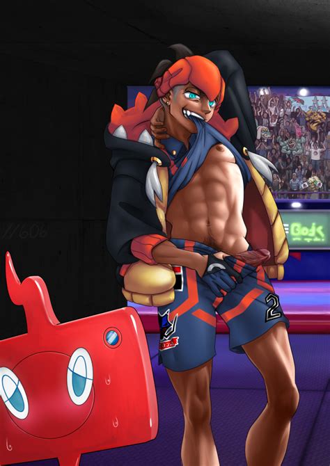 Rule 34 Erection Male Only Penis Pokemon Pokemon Ss Raihan Pokemon Solo Solo Male Tagme