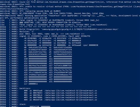 Fatal Signal 11 Sigsev On Android 422 Sm T111m · Issue 1895 · Realmrealm Js · Github