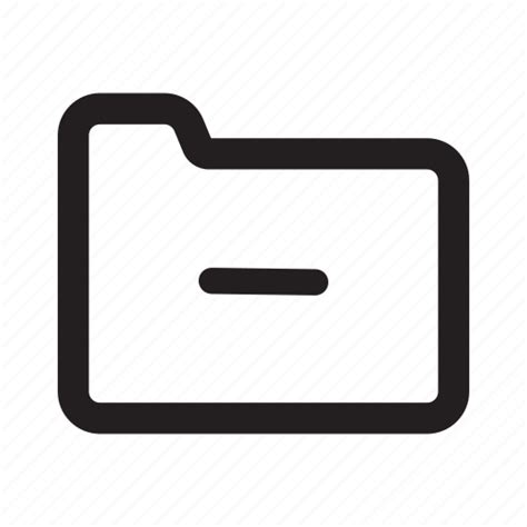 Folder Remove Icon Download On Iconfinder On Iconfinder
