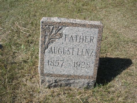 August William Lenz 1857 1928 Find A Grave Memorial