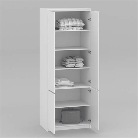 ᐉ Шкаф Стиль 80 6 полиць 211х80х52 см Белый • Купить в Киеве Украине • Лучшая цена в Эпицентр