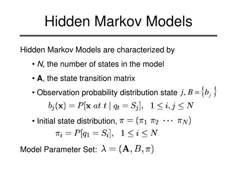 PPT Isolated Word Speech Recognition Using Hidden Markov Models PowerPoint Presentation ID