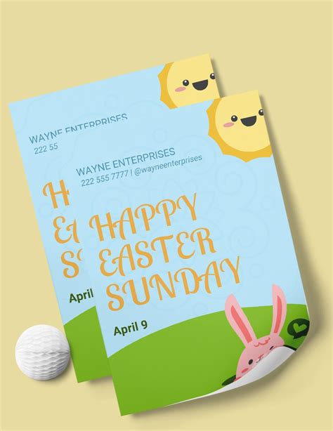 Free Easter Flyer 2025 Templates To Edit Online