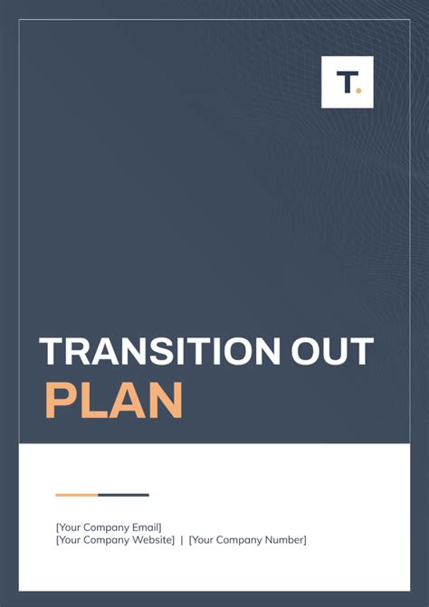 Free Transition Out Plan Template To Edit Online