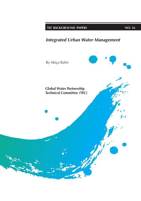 Pdf Integrated Urban Water Management