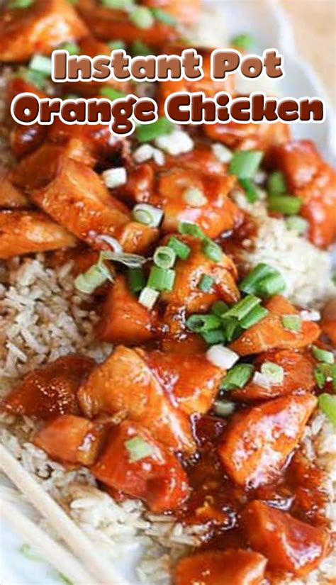 Instant Pot Orange Chicken