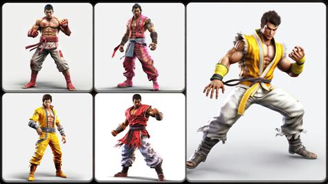Artstation 200 Tekken Character Full Body Reference Pack 4k V1