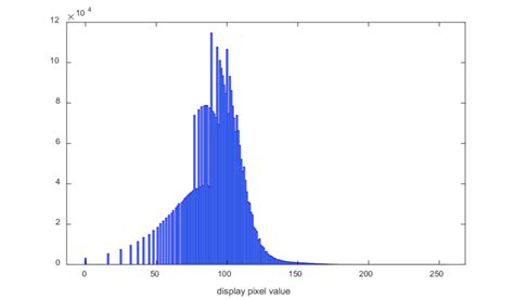 Histogram Of Display Pixel Values P With 1 16 α Download Scientific Diagram