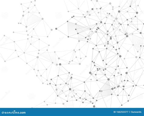 Gometric Plexus Structure Cybernetic Concept Stock Vector Illustration Of Global Design