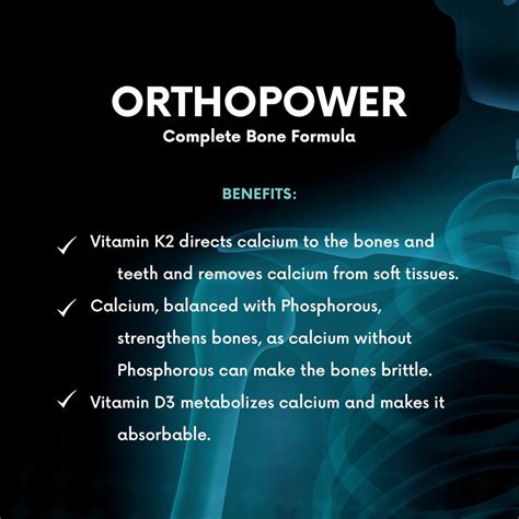 Orthopedic Supplement Philippines Orthopower Complete Bone Formula