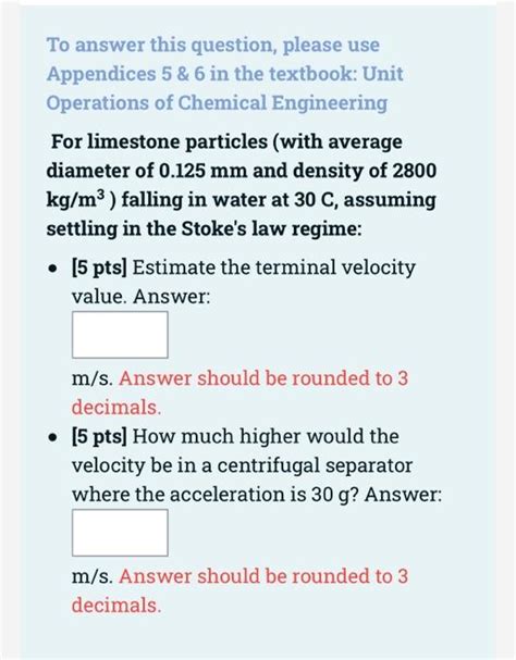 Solved To Answer This Question Please Use Appendices 5 And 6