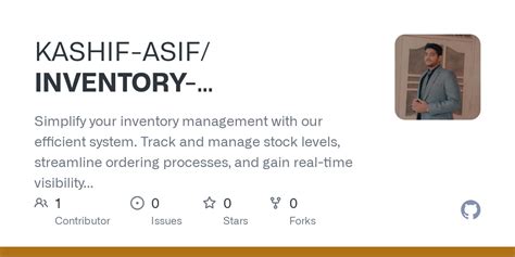 Github Kashif Asifinventory Management System Java Simplify Your Inventory Management With