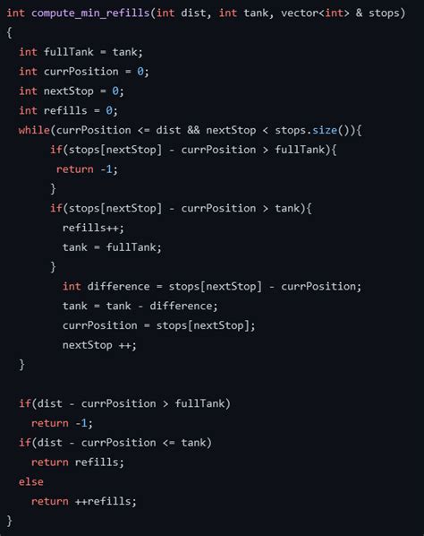 Car Fueling Problem Solution Using Greedy Algorithm By Shaimaahossam Medium