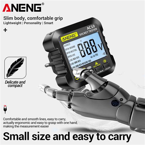 UK Plug Electroscope Voltmeter Tester Multimeter Digital Socket Tester Cable Tracker Plug