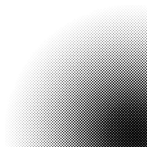 Circle Halftone Pattern Texture Monochrome Halftone Dots Stock Vector Illustration Of