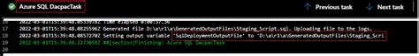 azure sql dacpactask action script microsoft qanda