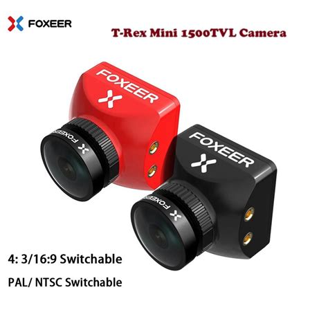 Foxeer T-Rex Mini(Красный ) 1500TVL 6ms Low Latency CMOS 2MP 4:3/16:9 ...