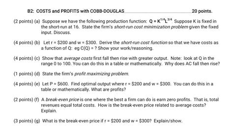 Solved 2 Points A Suppose We Have The Following
